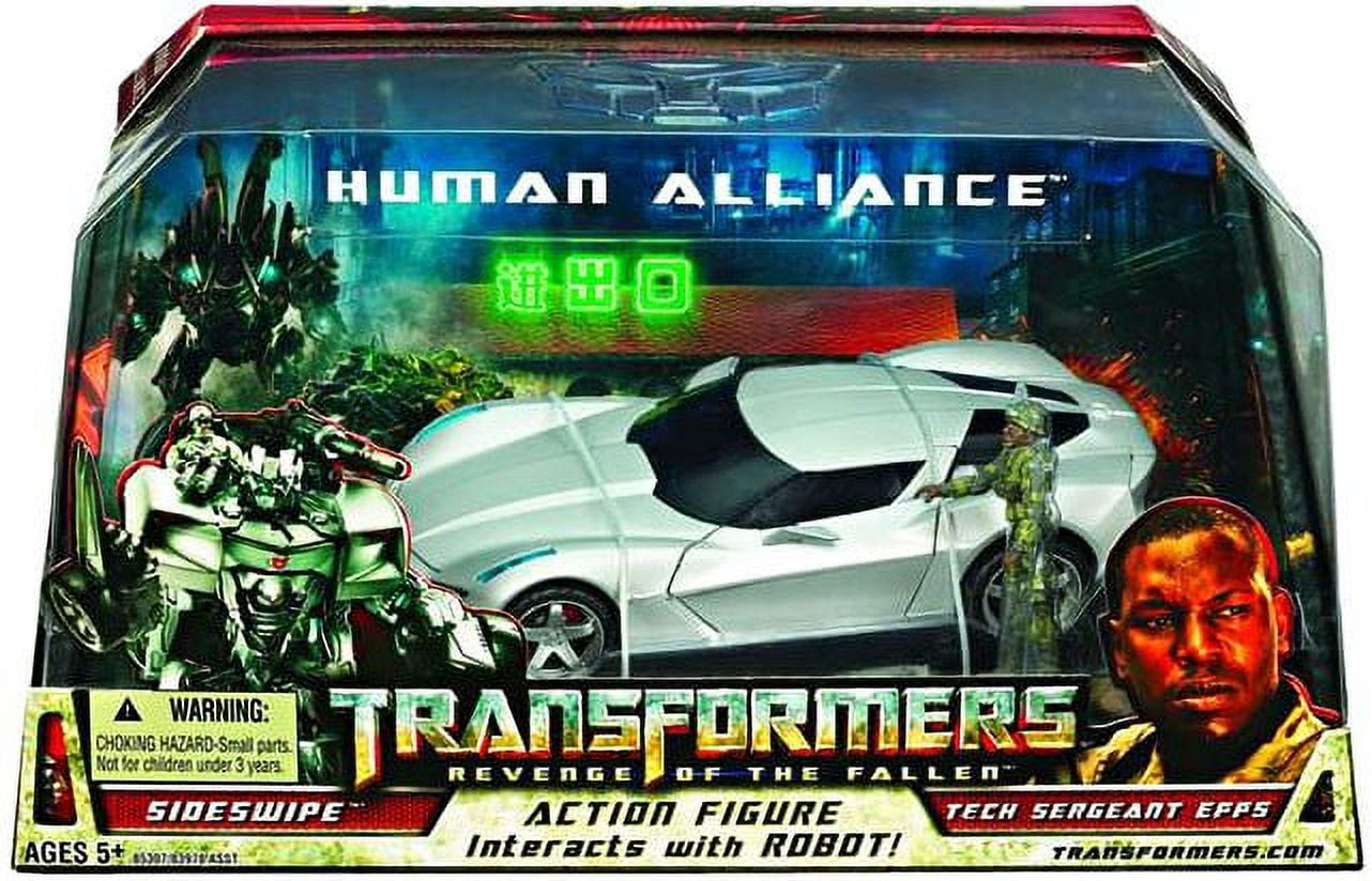 Transformers Toys: Human Alliance Sideswipe & Tech Sergeant Epps Action ...