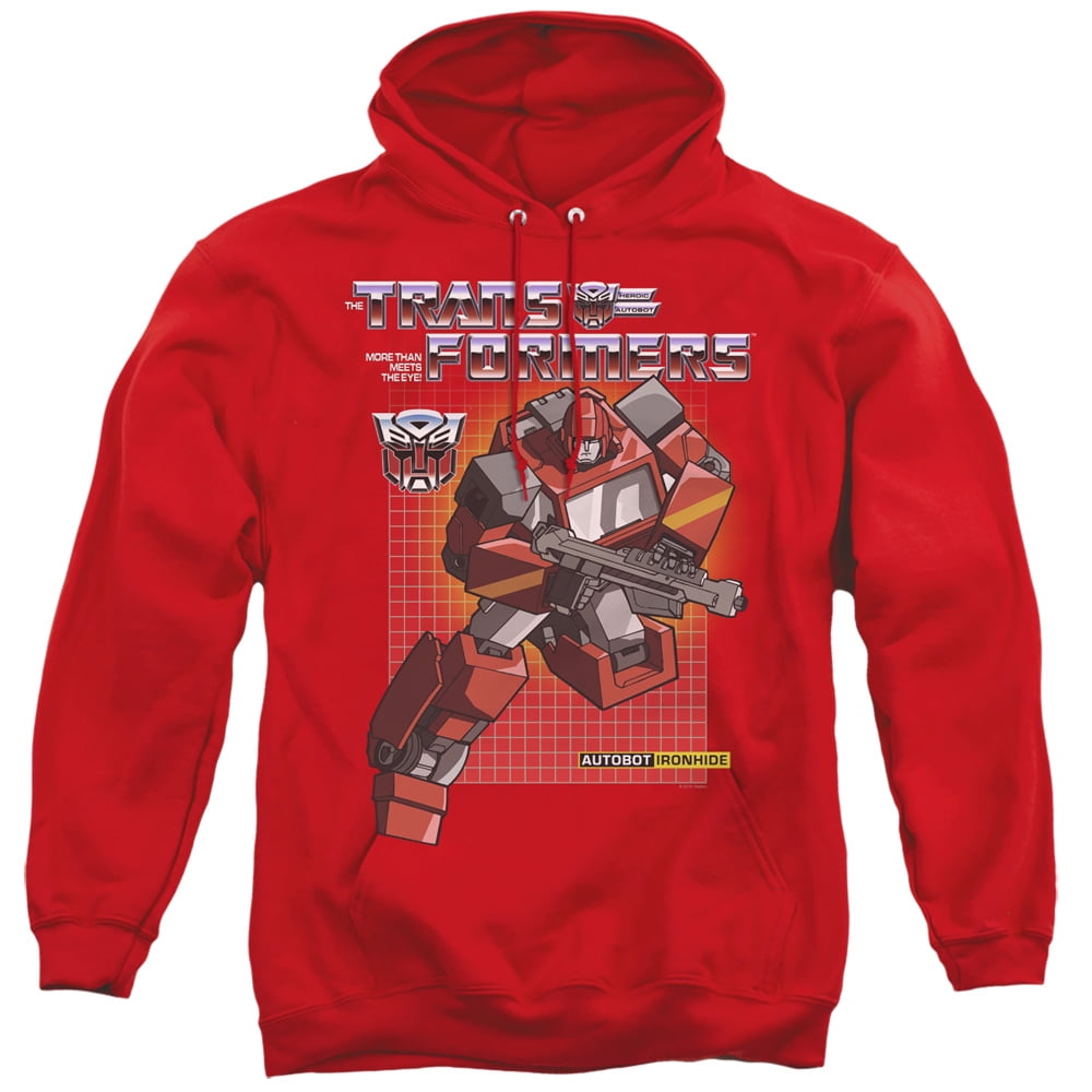 Transformers Ironhide Adult Pullover Hoodie Sweatshirt Red - Walmart.com