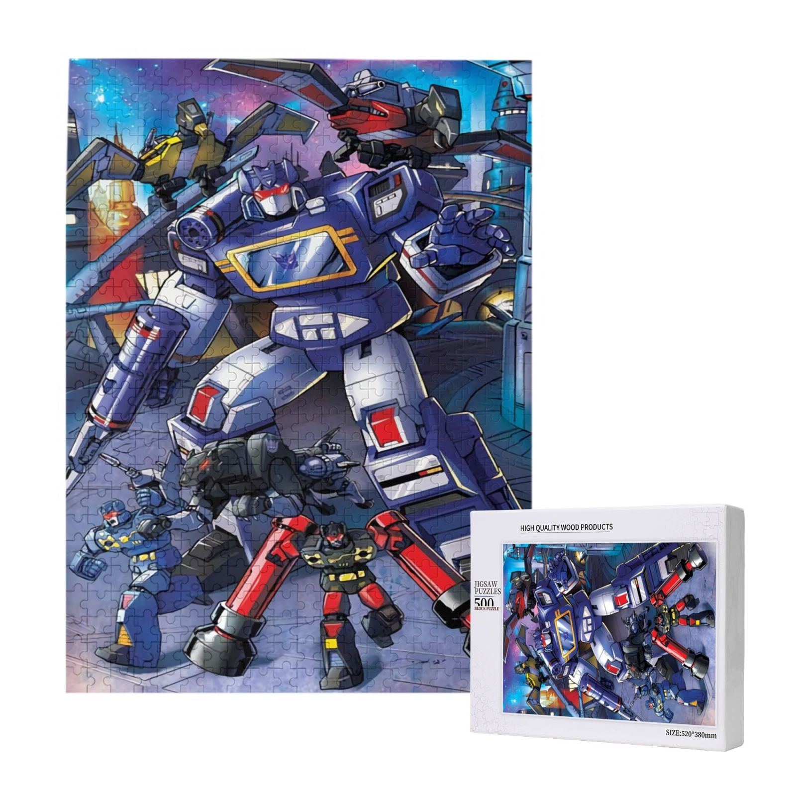 Transformers Jigsaw Puzzle 300 500 1000 Piece Colorful Puzzles Gifts ...