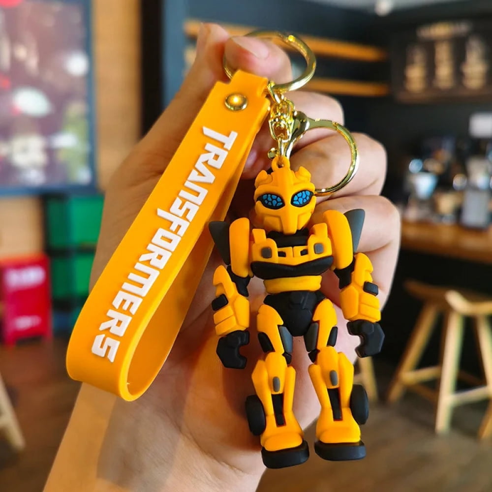 Transformers Keychain Action Figures Optimus Prime Bumblebee Pendants ...