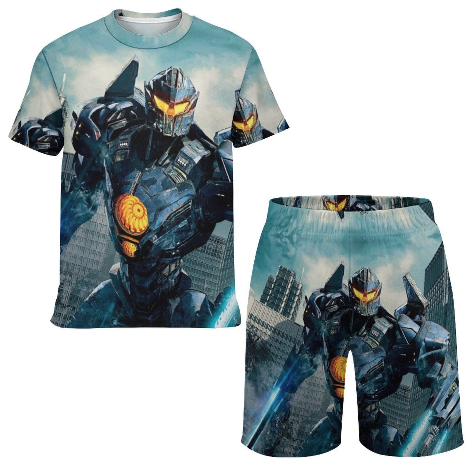 Transformers Kids Short Sleeve Mesh T-Shirt And Shorts Outfit Set ...