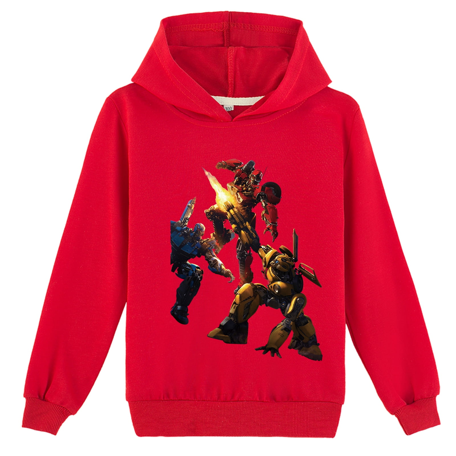 Transformers Kids Spring Autumn Sweatshirt Hoodies Pullover Long Sleeve ...