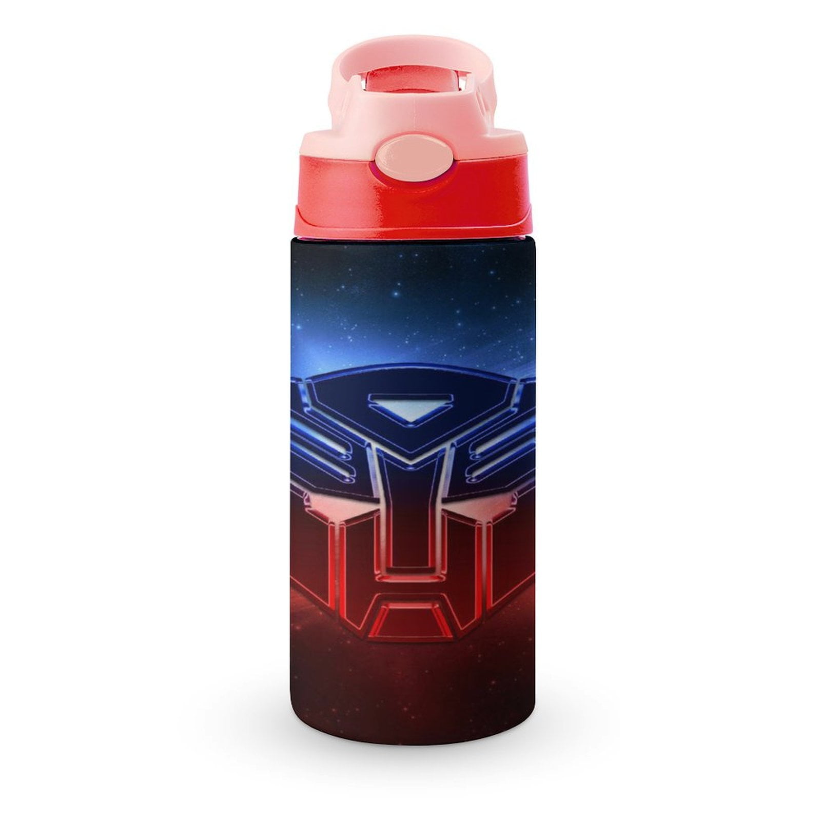Transformers Kids Water Bottle with Straw Lid Insulated Stainless Steel ...
