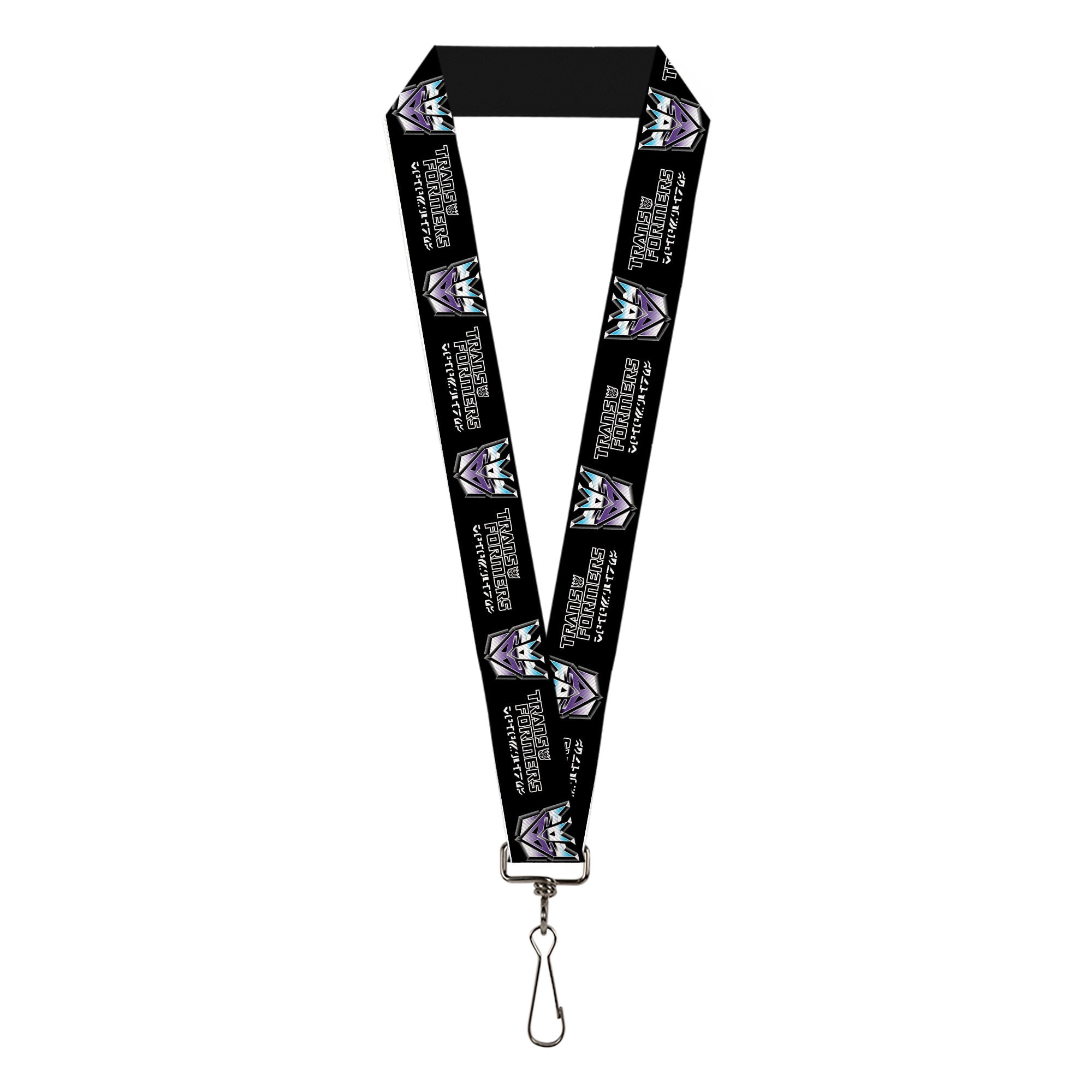 Transformers Lanyard, Transformers Decepticons Cybertronian Icon Black ...