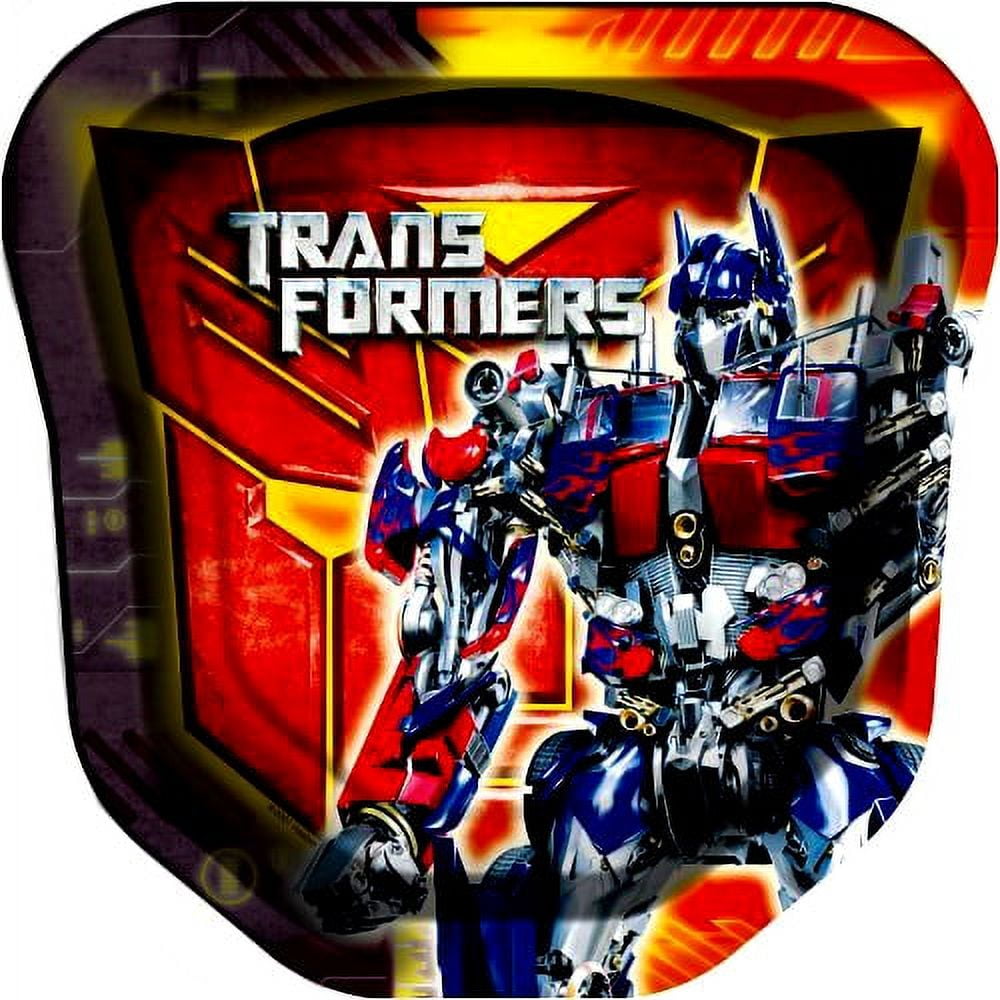 Transformers Birthday Party Large Shaped Paper Plates (8ct) - Walmart.com
