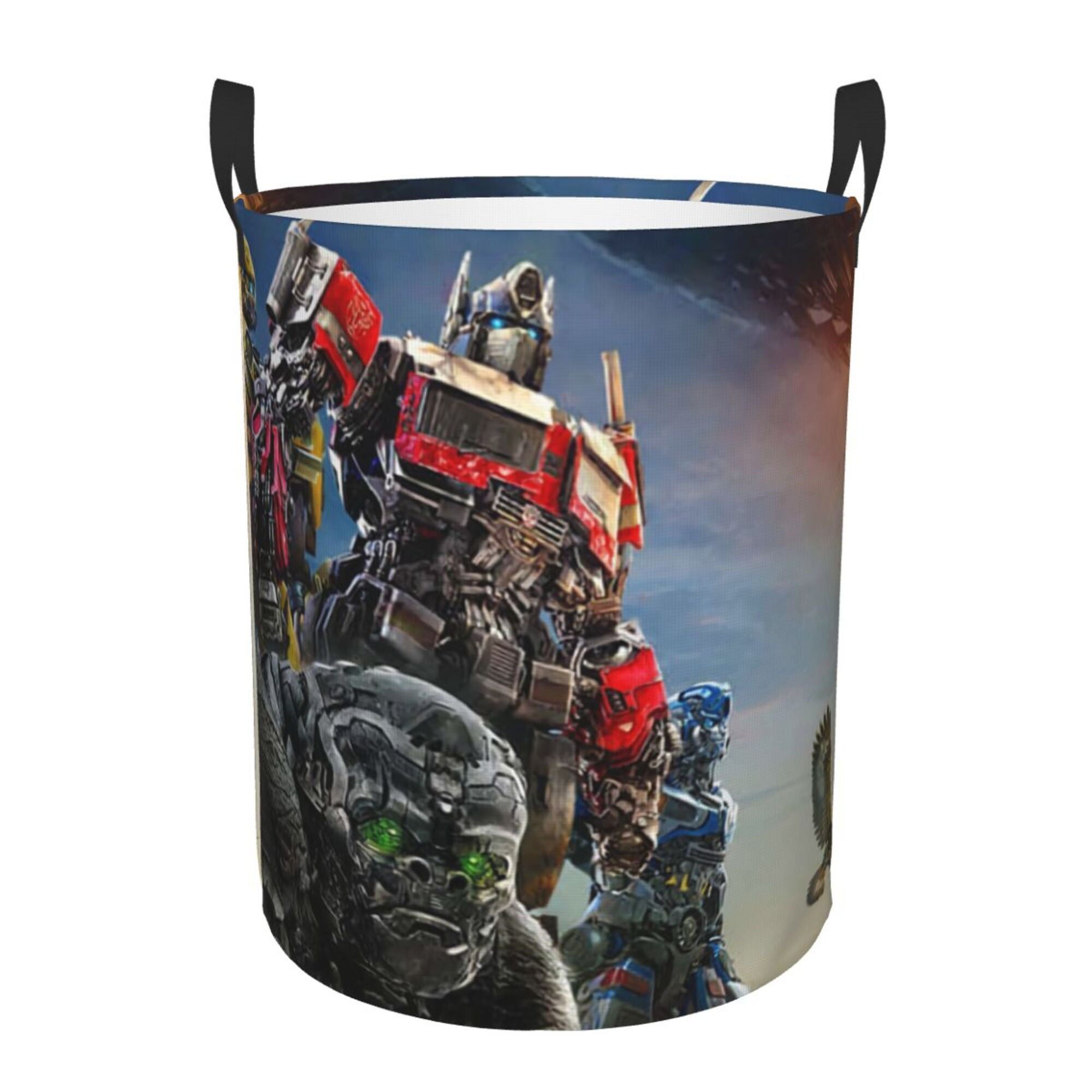 Transformers Laundry Hamper Basket, Waterproof Collapsible Circular ...