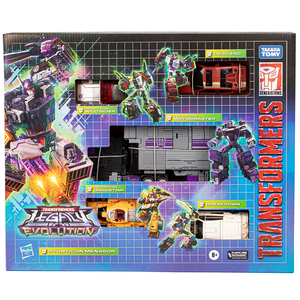 Transformers Legacy Evolution Toy Figures Stunticon Menasor Giftset ...