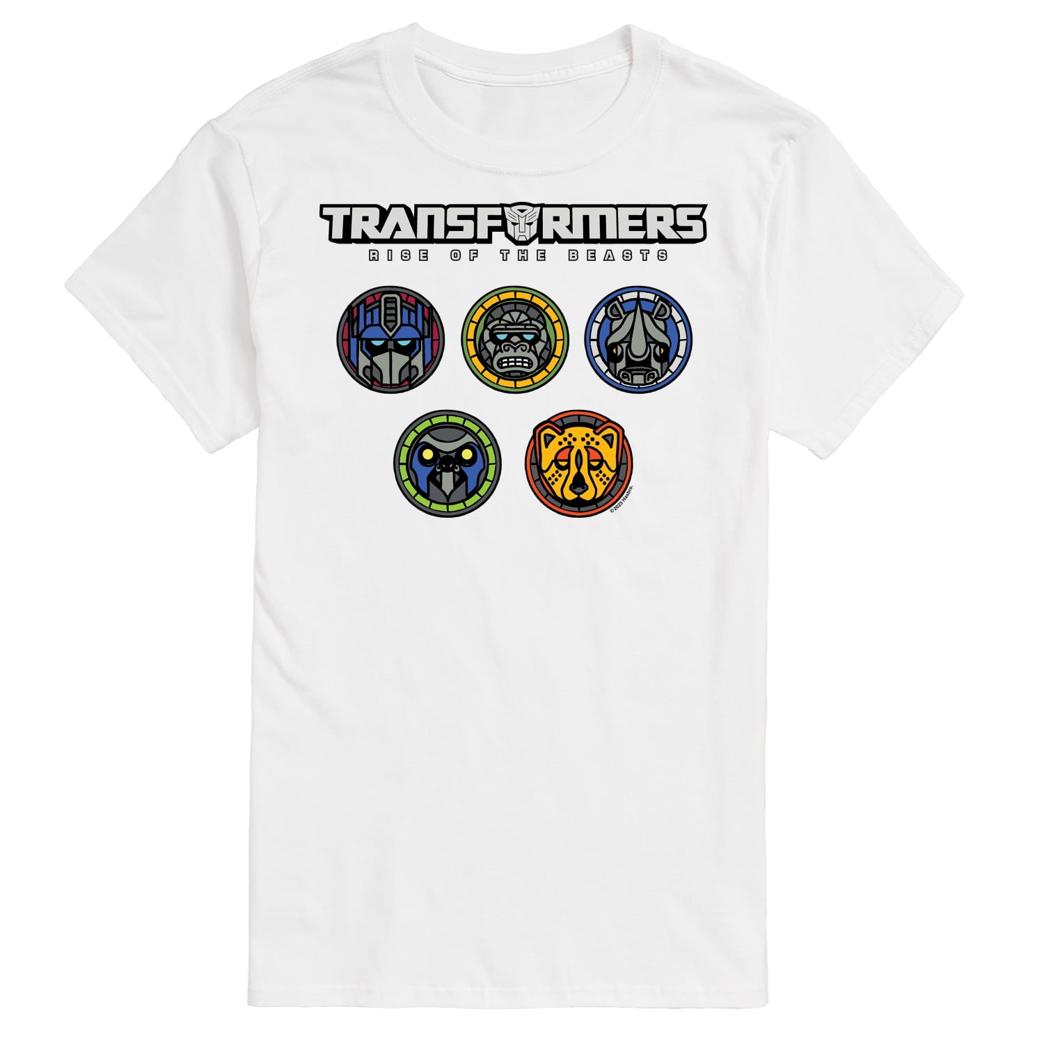 Transformers - Logo With Badges - Adult Short Sleeve T-Shirt - Walmart.com