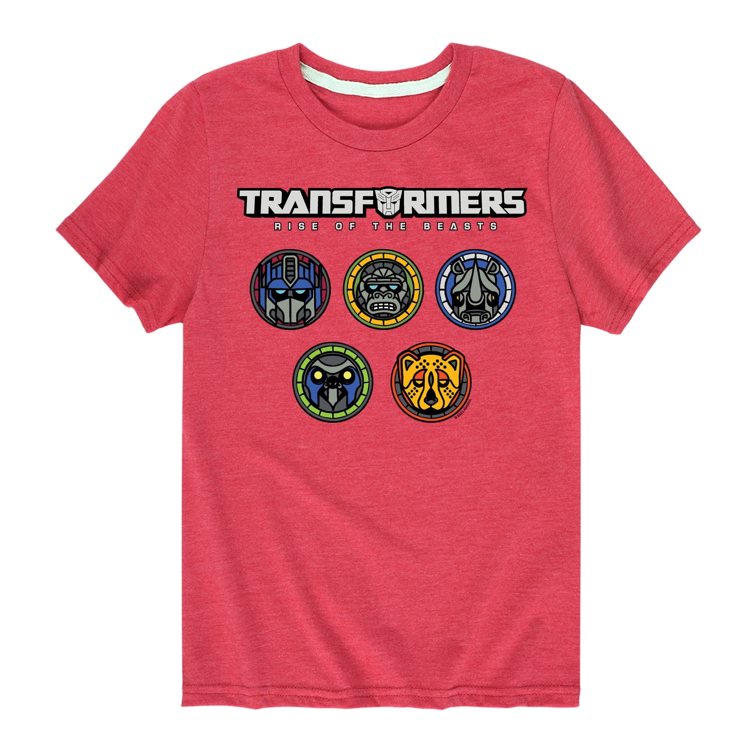 Transformers - Logo With Badges - Kids Toddler And Youth Short Sleeve T ...