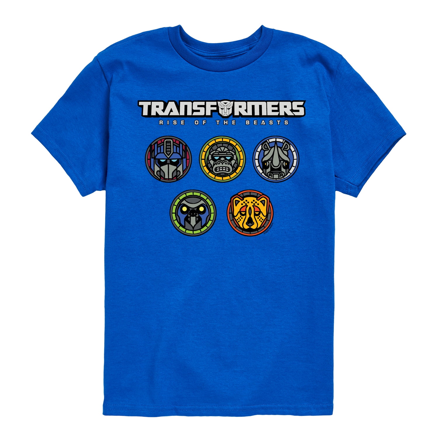 Transformers - Logo With Badges - Kids Toddler And Youth Short Sleeve T ...