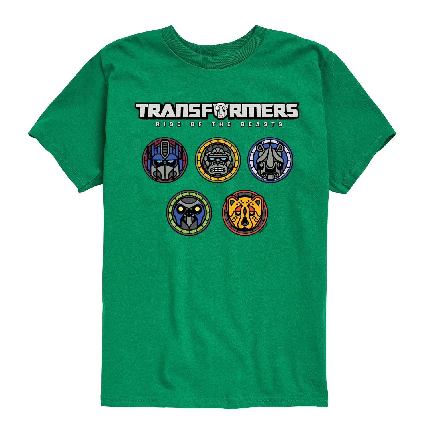 Transformers - Logo With Badges - Kids Toddler And Youth Short Sleeve T ...