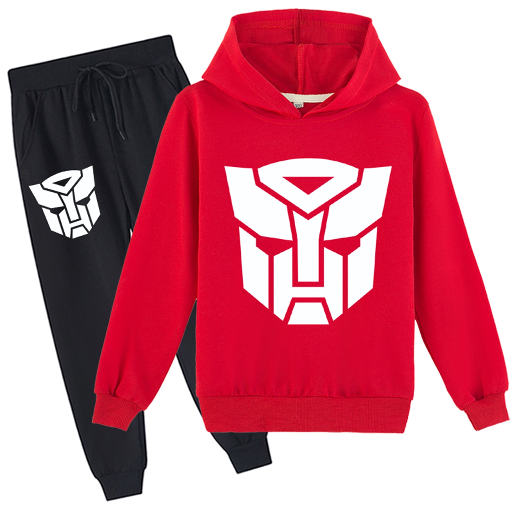 Transformers Long Sleeve Pullover Hoodies and Sweatpants Set Casual 2 ...