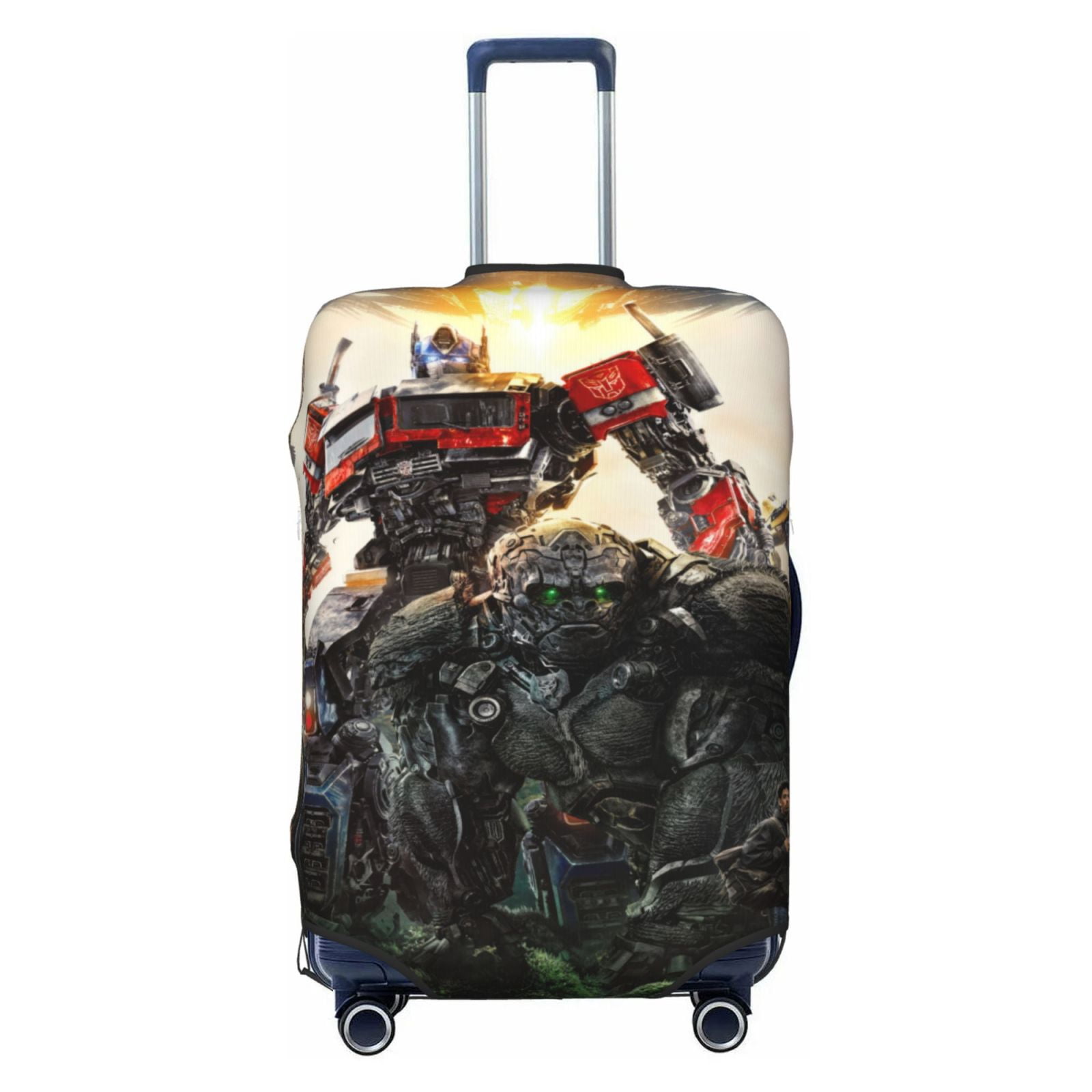 Transformers Luggage Cover Cartoon Suitcase Covers Elastic Dustproof Protector Washable And ...