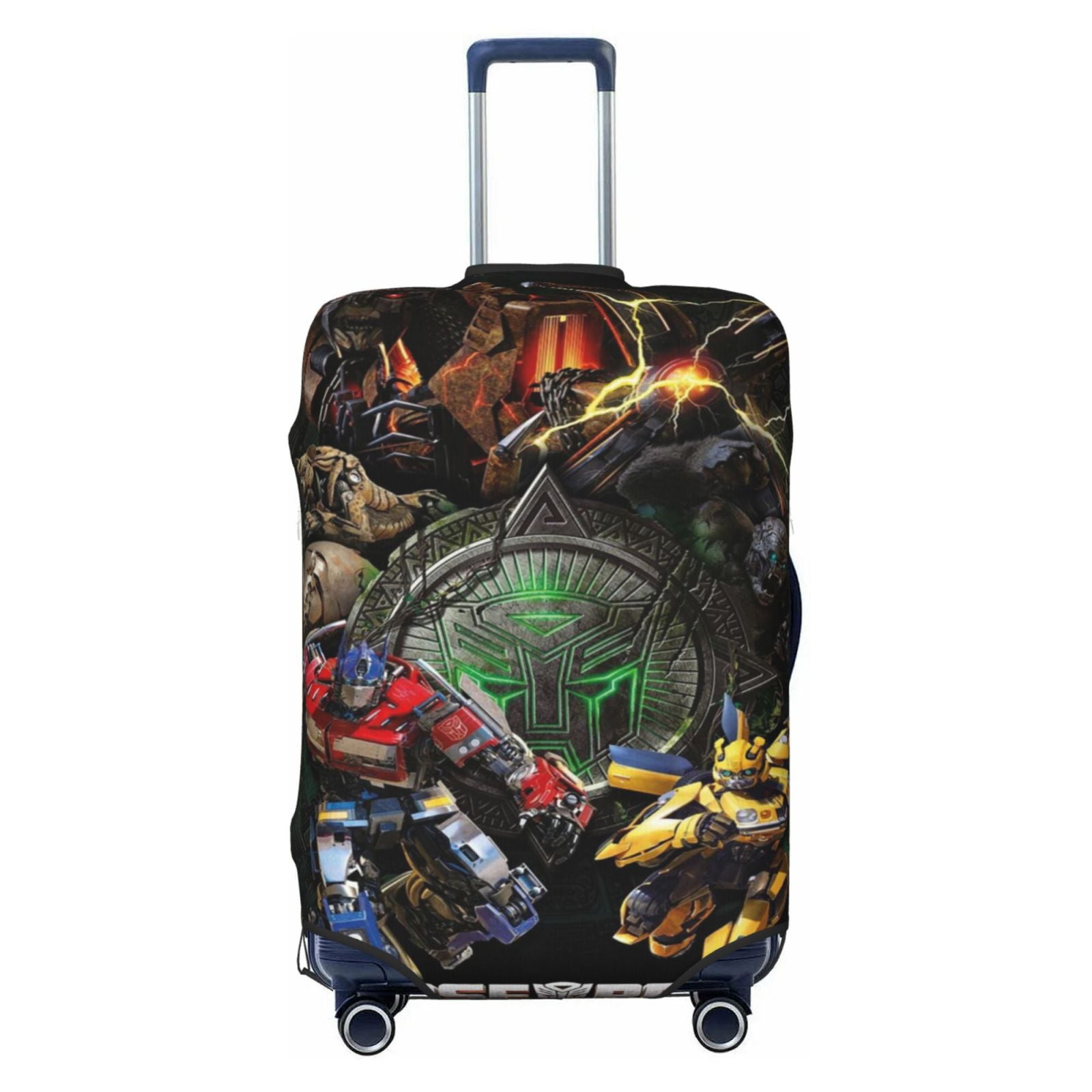Transformers Luggage Cover Cartoon Suitcase Covers Elastic Dustproof Protector Washable And ...