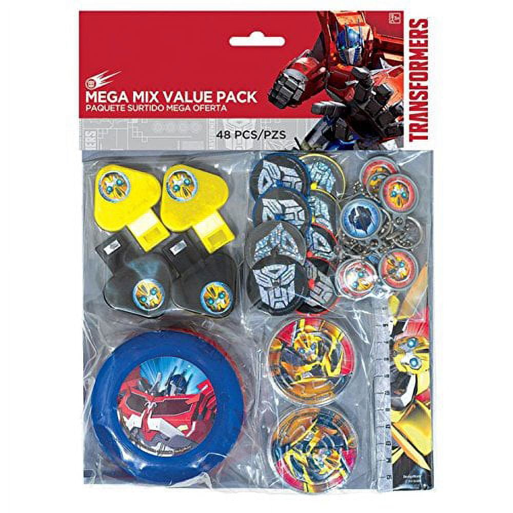 Transformers Mega Mix Favor Pack (For 8 Guests) - Walmart.com