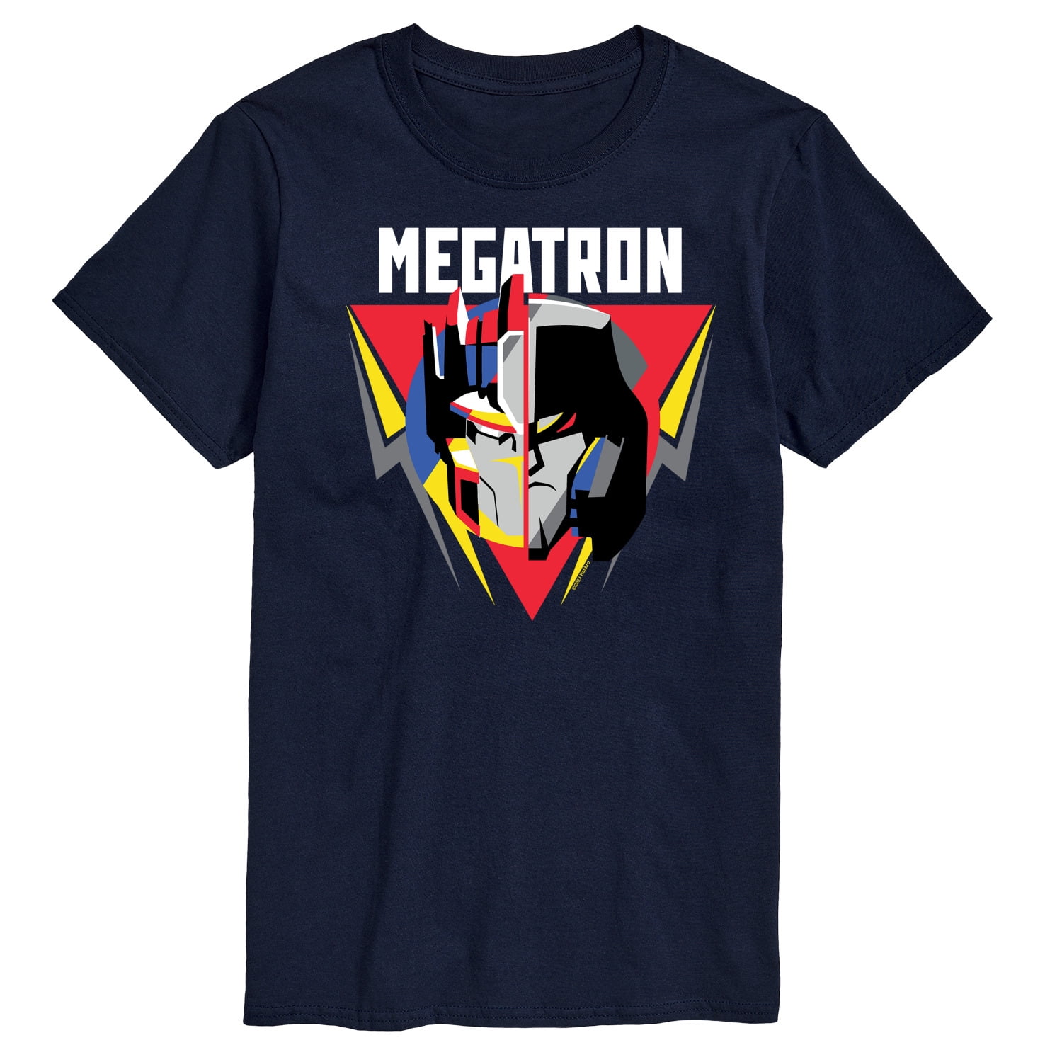 Transformers - Megatron Badge - Adult Short Sleeve Tee - Walmart.com