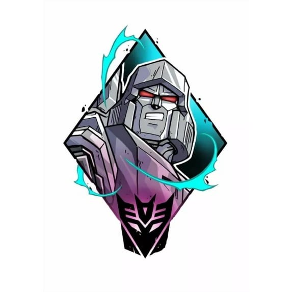 Transformers Megatron Faces Stickers Phone Decal Water Bottle Stickers ...
