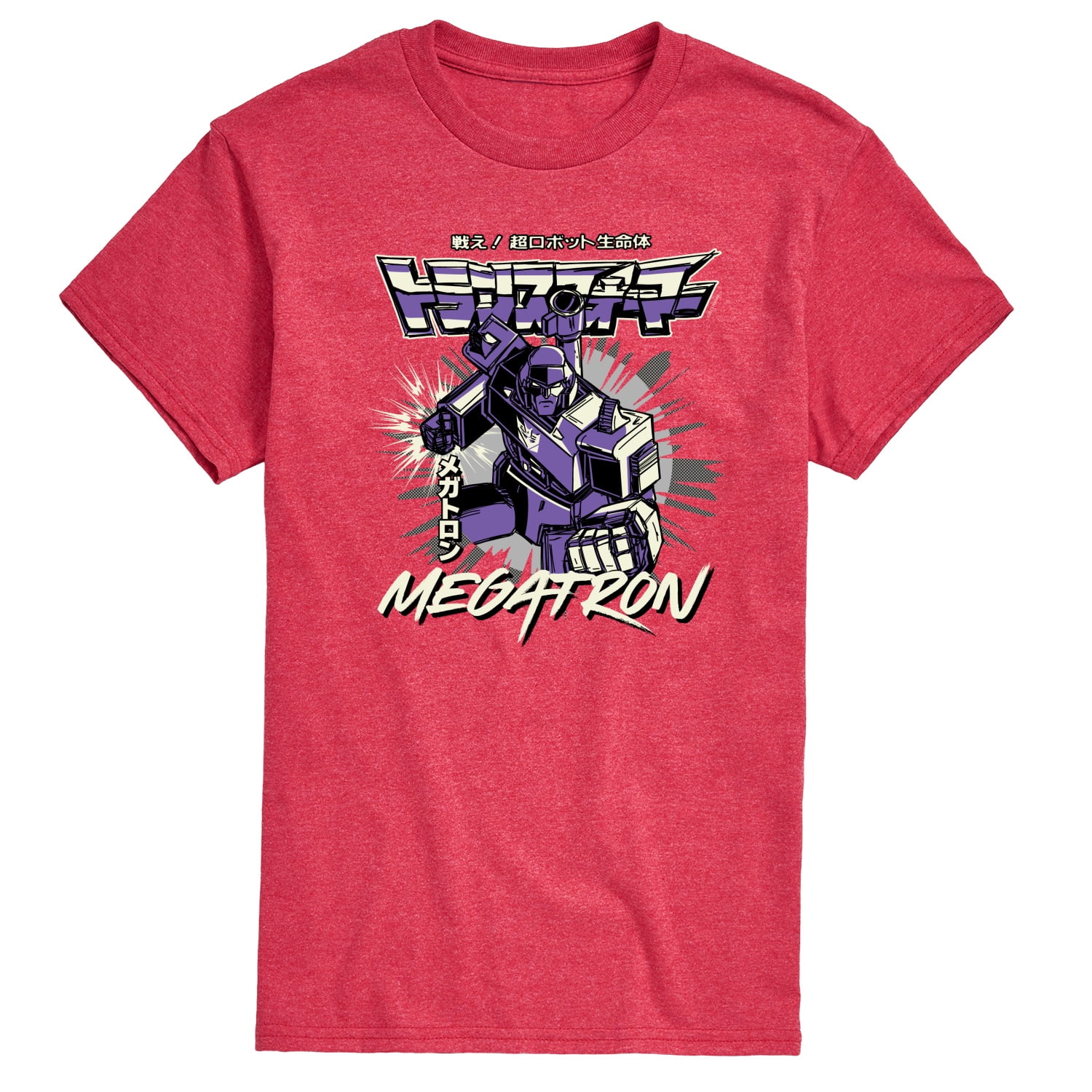 Transformers - Megatron Kanji - Adult Short Sleeve Tee - Walmart.com