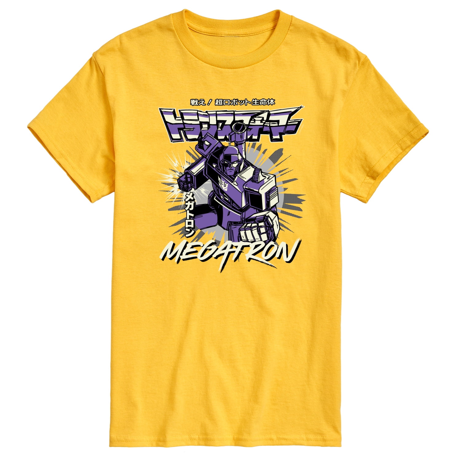 Transformers - Megatron Kanji - Adult Short Sleeve Tee - Walmart.com