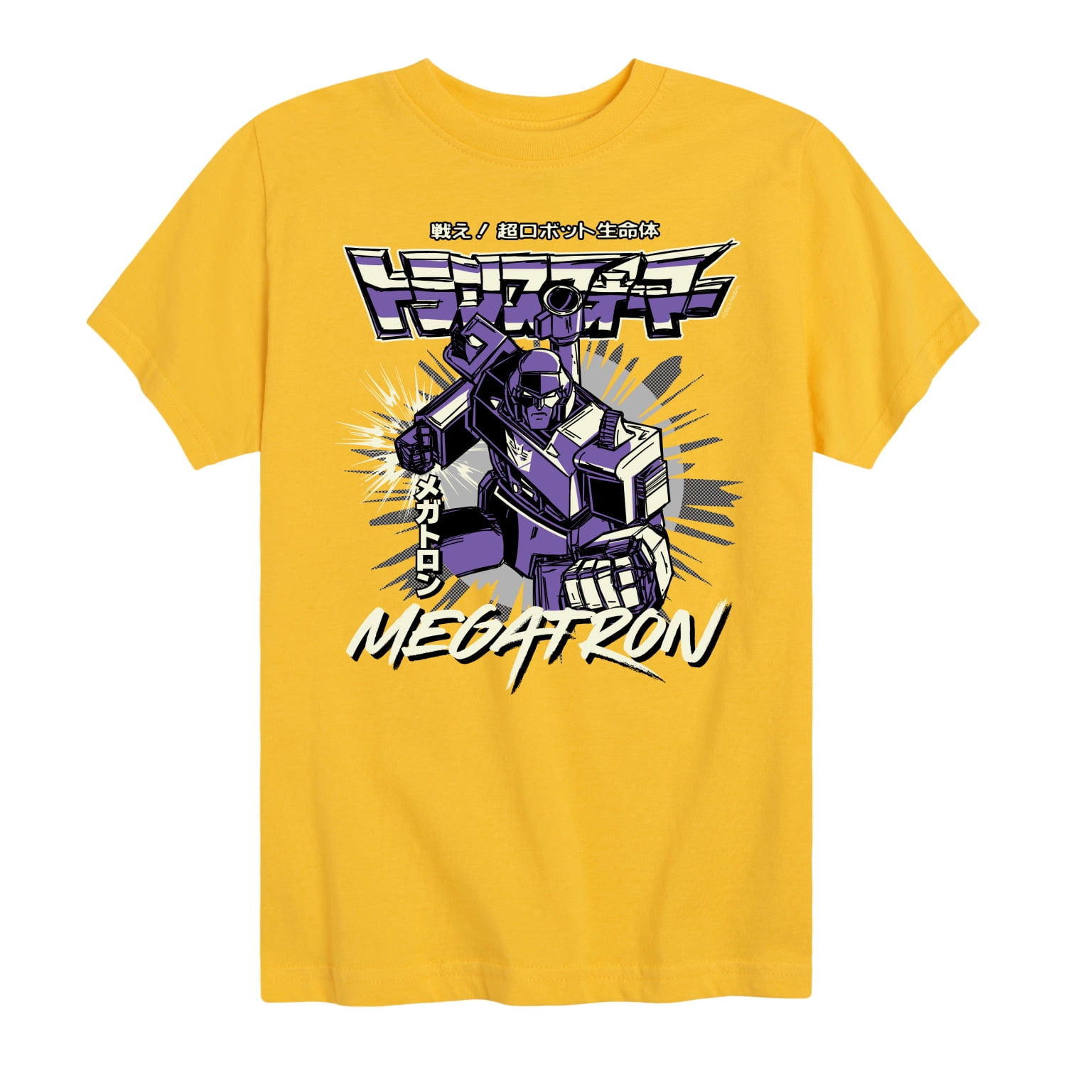 Transformers - Megatron Kanji - Kids Toddler And Youth Short Sleeve T ...