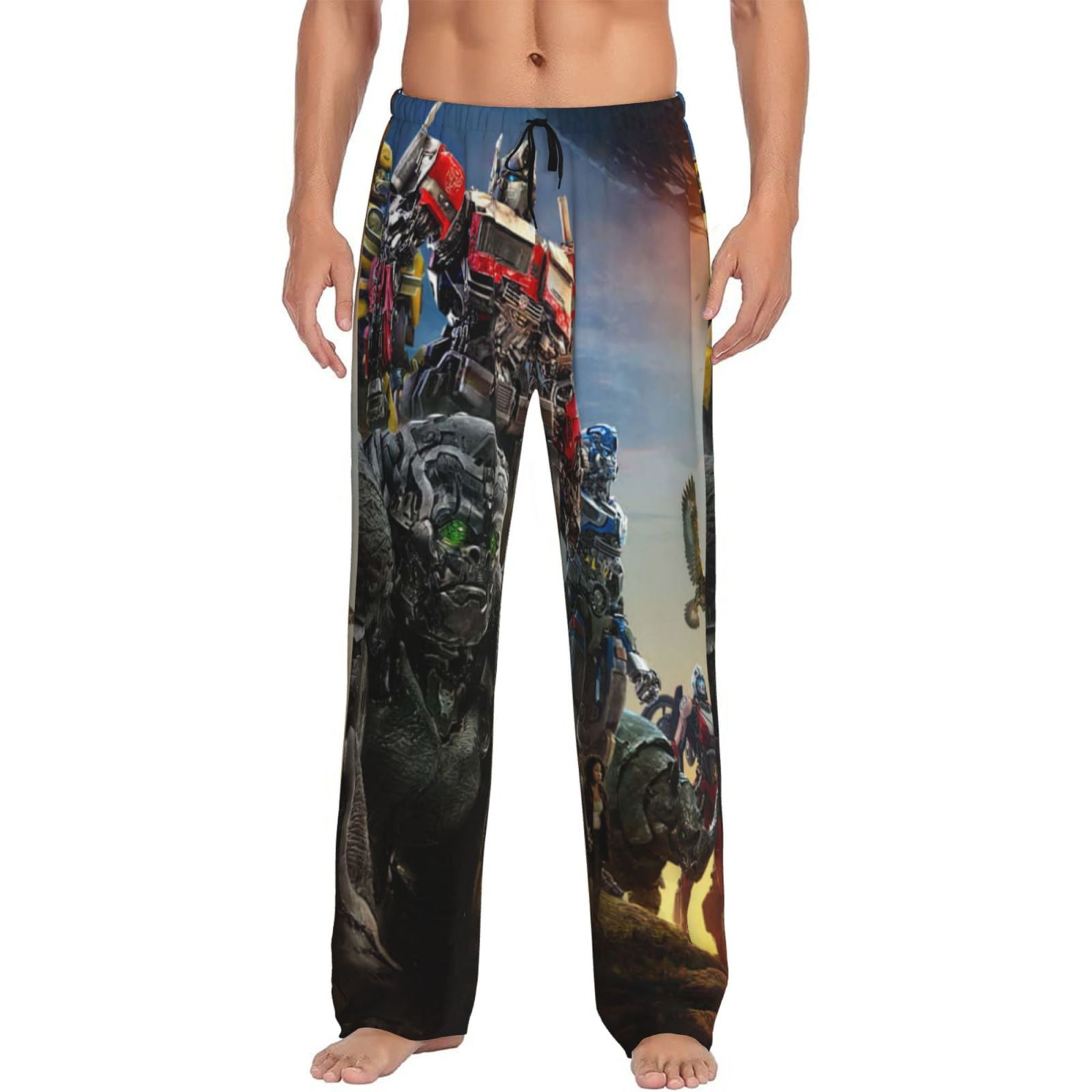Transformers Men's Pajama Pants Super Soft Comfy Sleep Lounge Pants ...