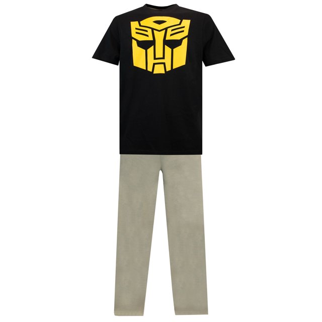 Transformers Mens Autobots Pajamas Yellow Sizes S-XXL - Walmart.com
