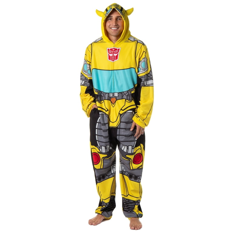 Transformers Adult Onesie Retro Character Union Suit Bumblebee Optimus Prime Costume Pajamas Walmart