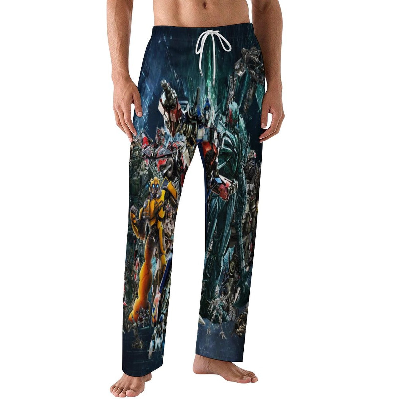 Transformers Mens Pajama Pants PJs Bottoms Sleepwear Lounge Pants ...