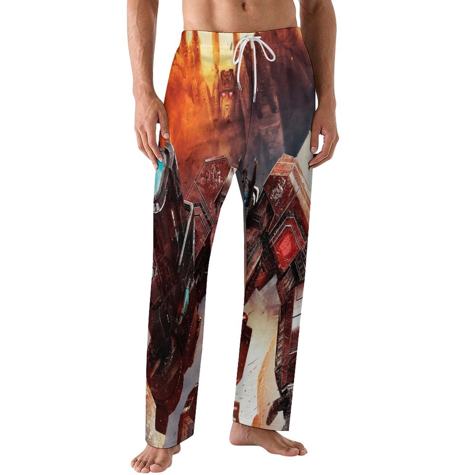 Transformers Mens Pajama Pants PJs Bottoms Sleepwear Lounge Pants ...