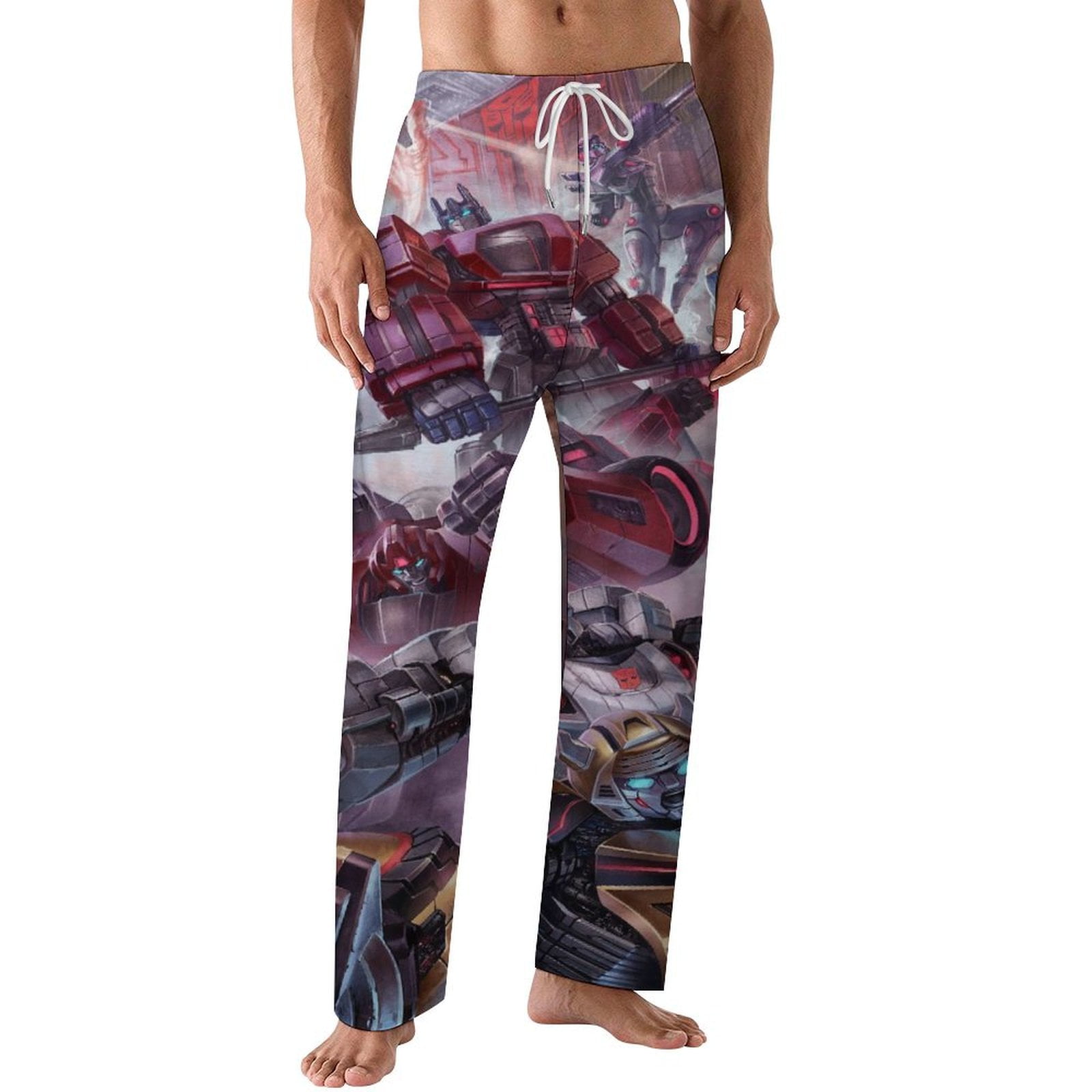 Transformers Mens Pajama Pants PJs Bottoms Sleepwear Lounge Pants ...