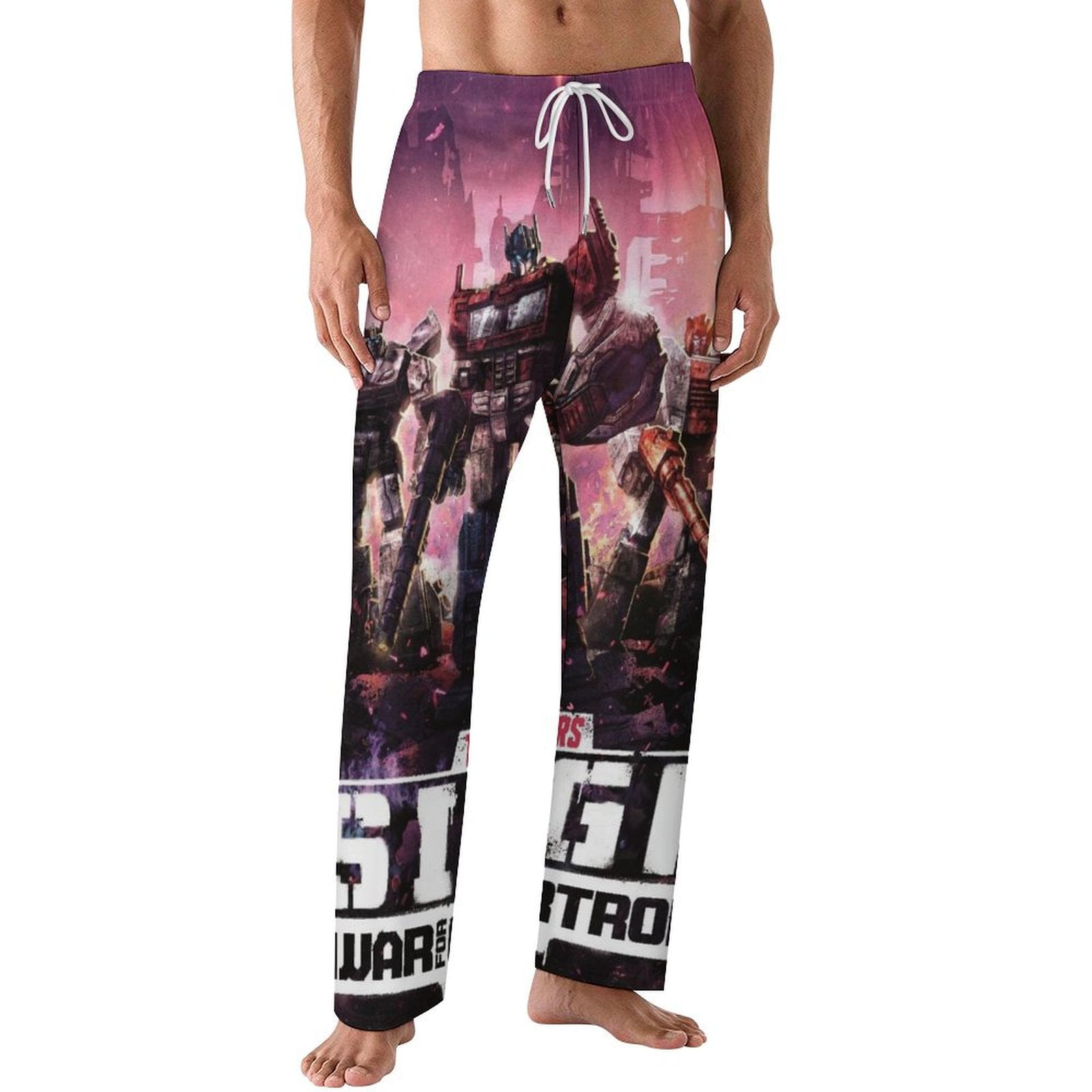 Transformers Mens Pajama Pants PJs Bottoms Sleepwear Lounge Pants ...