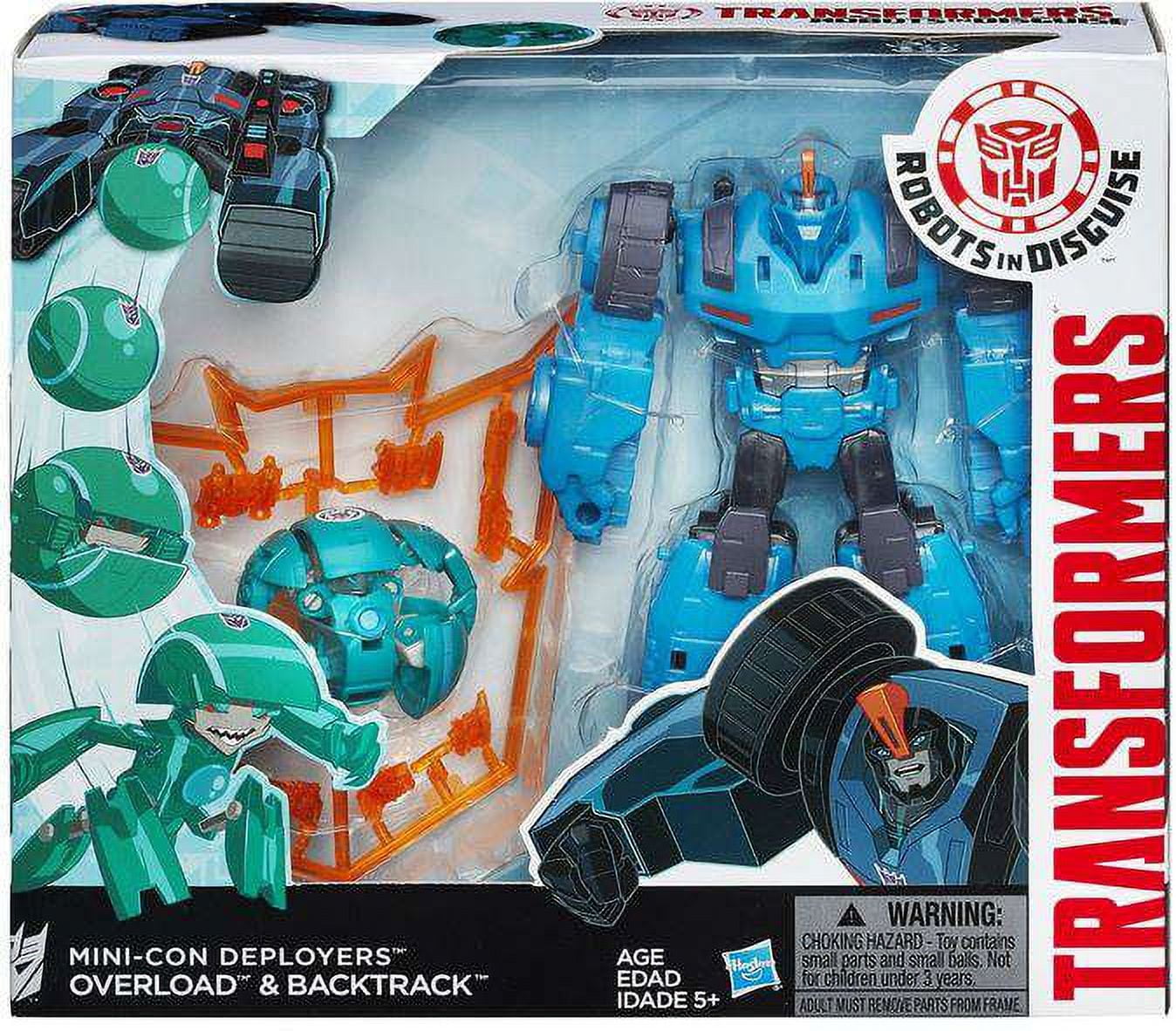 Transformers Minicon Deployers Overload & Backtrack Action Figure ...