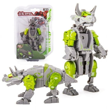 5 Pack TransTruck Transform Tractor Robot Action Figures Combine into 1 ...