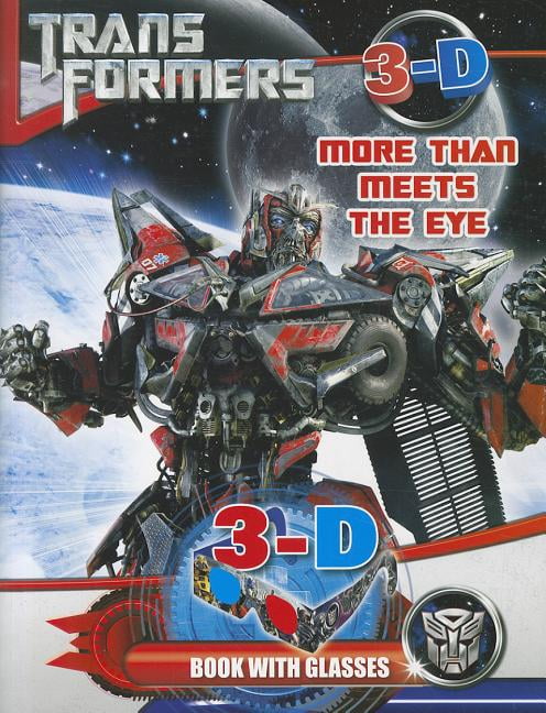 Transformers More Than Meets the Eye: 3D Book with Glasses (Paperback ...