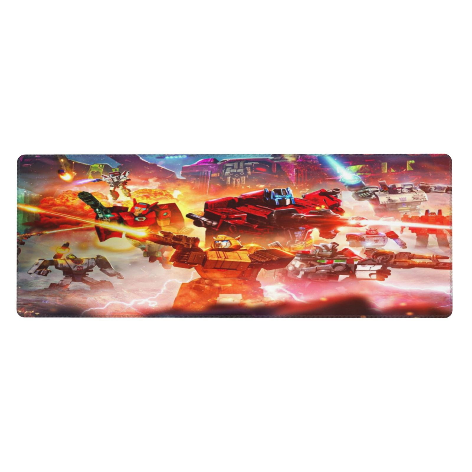 Transformers Mouse Pad with Stitched Edge Desk Mat Keyboard Pad for ...