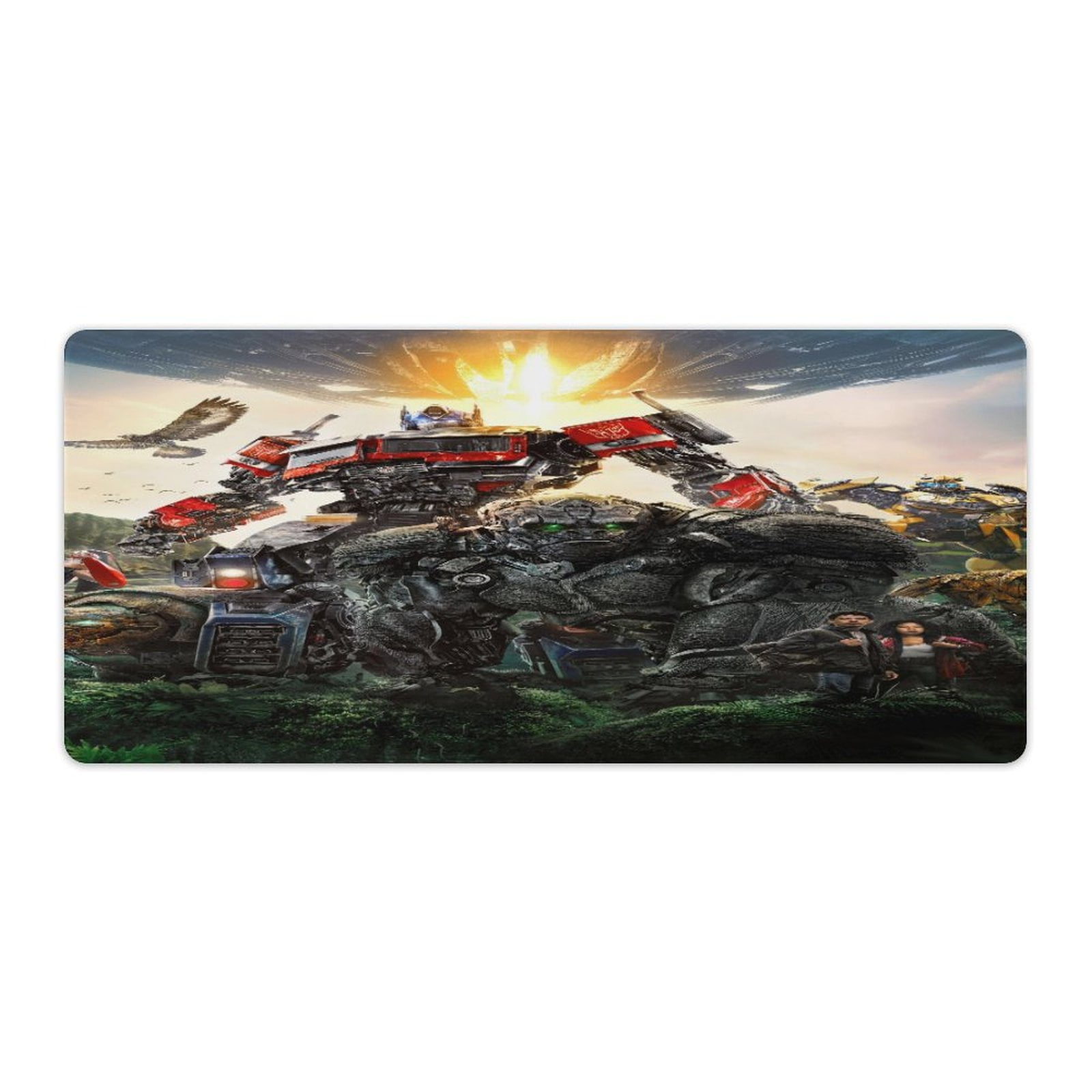 Transformers Mouse Pad with Stitched Edge Desk Mat Keyboard Pad for ...