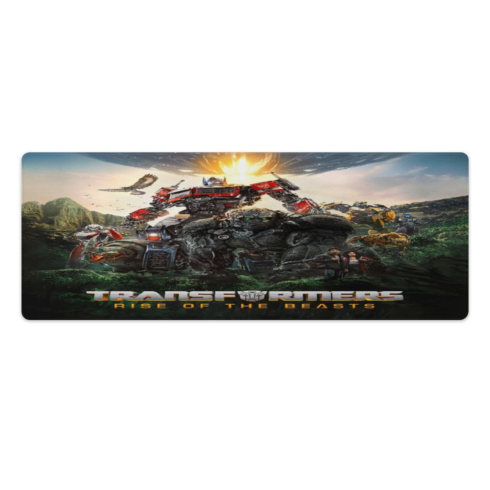Transformers Mouse Pad with Stitched Edge Desk Mat Keyboard Pad for ...