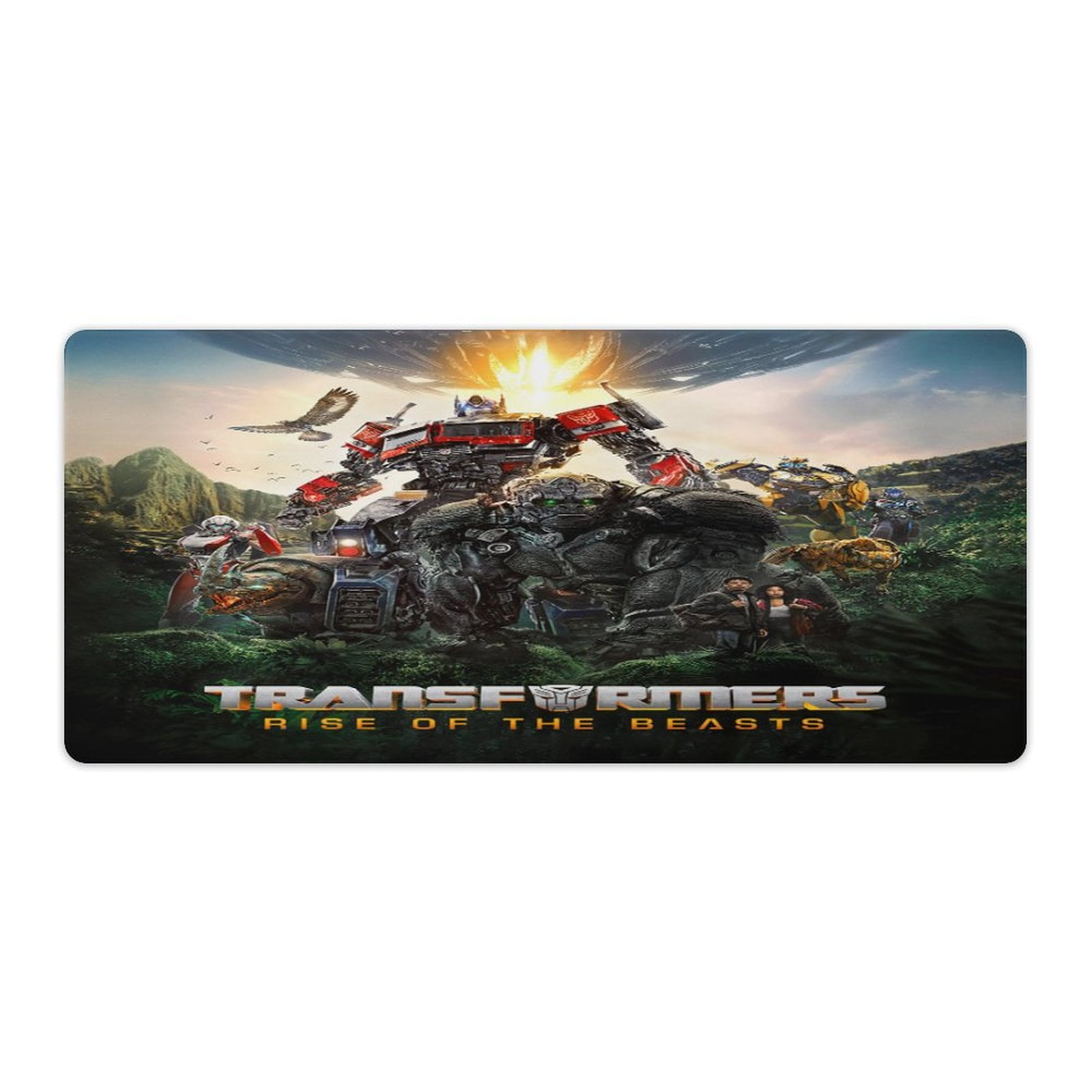 Transformers Mouse Pad with Stitched Edge Desk Mat Keyboard Pad for ...