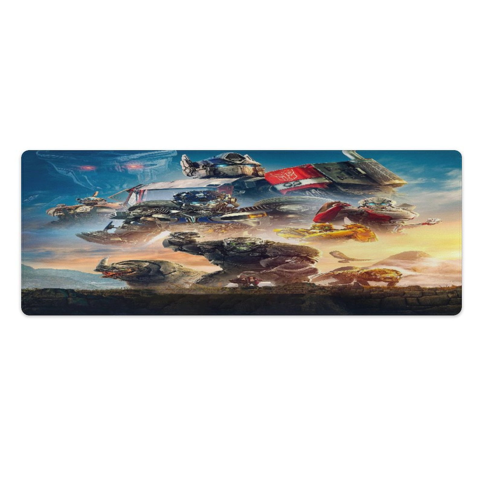 Transformers Mouse Pad with Stitched Edge Desk Mat Keyboard Pad for ...