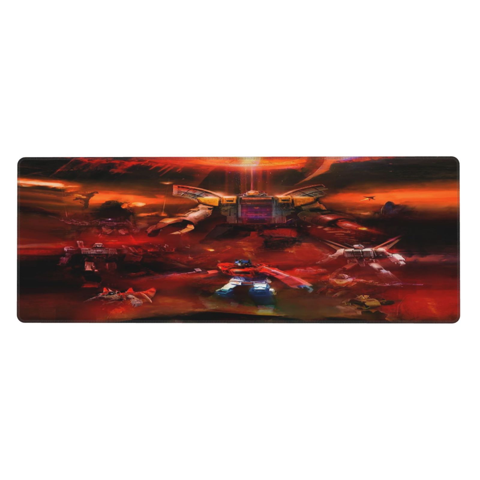 Transformers Mouse Pad with Stitched Edge Desk Mat Keyboard Pad for ...