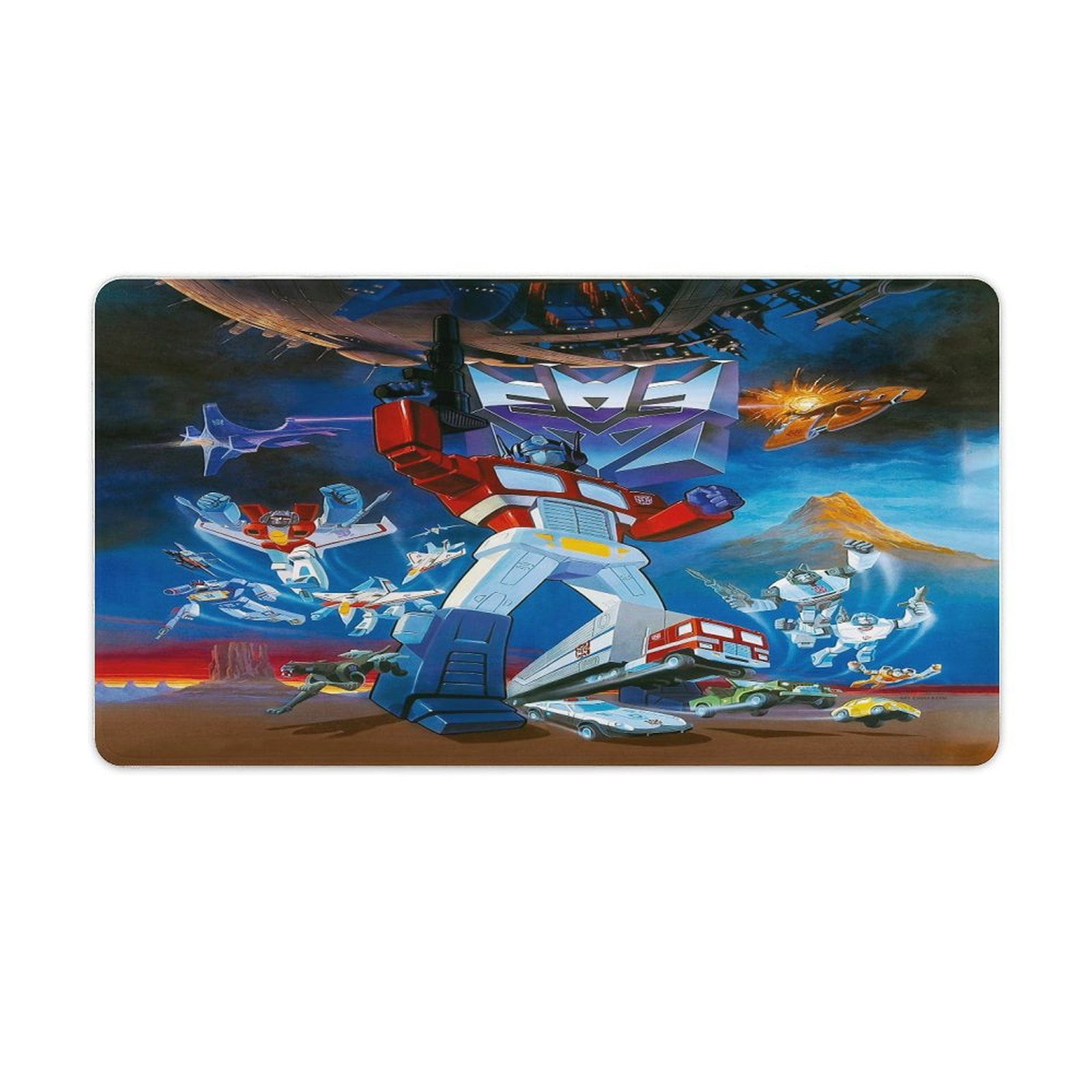 Transformers Mouse Pad with Stitched Edge Desk Mat Keyboard Pad for ...