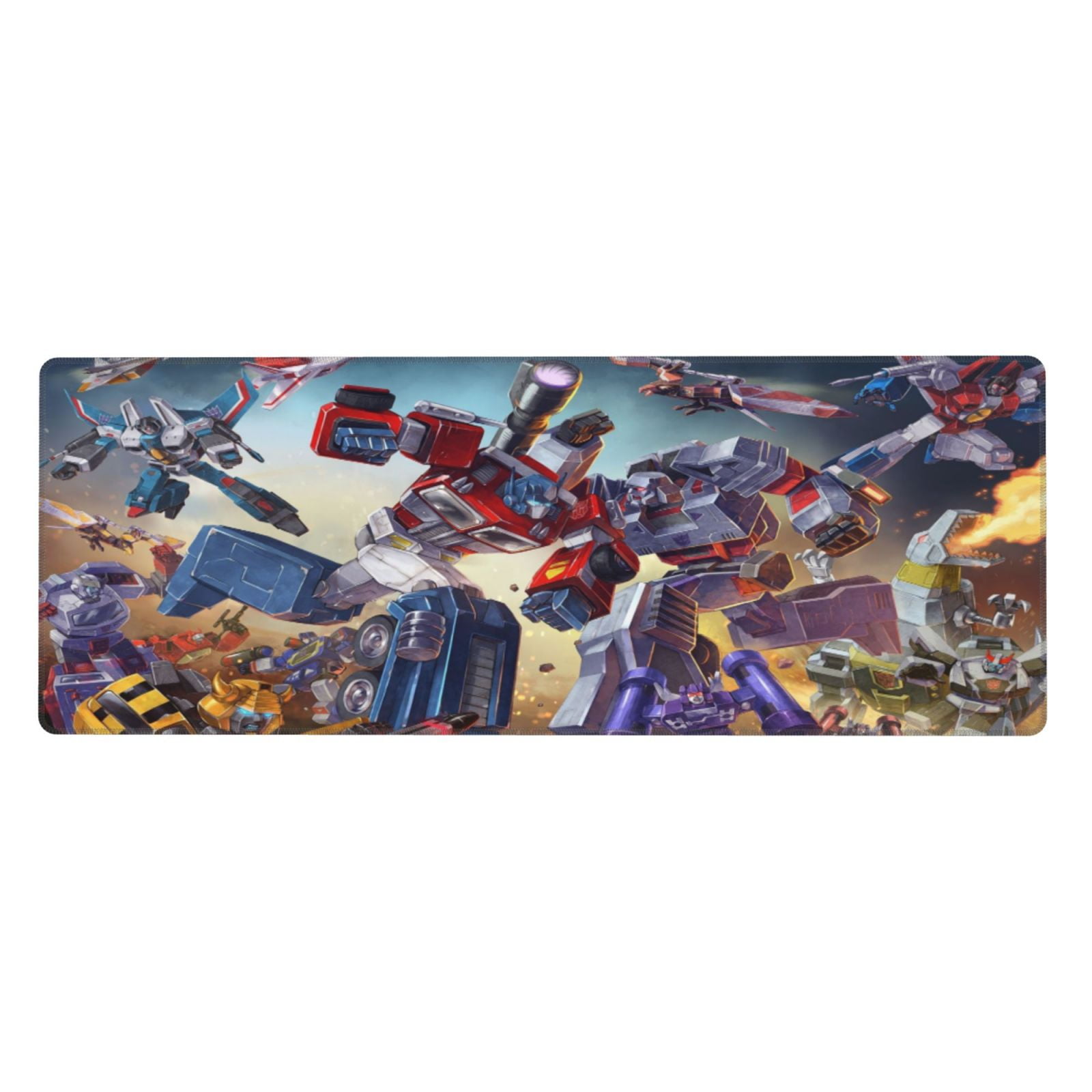 Transformers Mouse Pad with Stitched Edge Desk Mat Keyboard Pad for ...