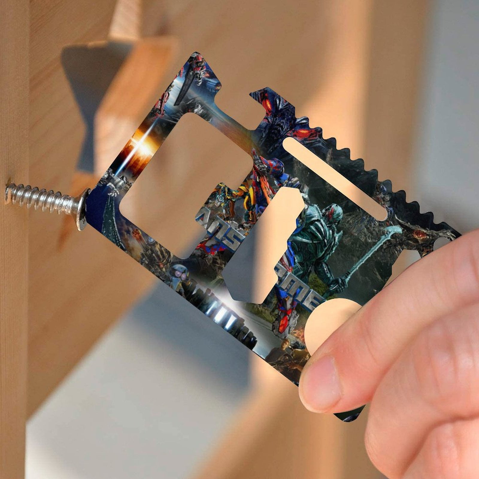 Transformers Multitool Credit Card Sized Pocket Tool, 11-in-1 Wallet Multi Tool Card,thicker And ...