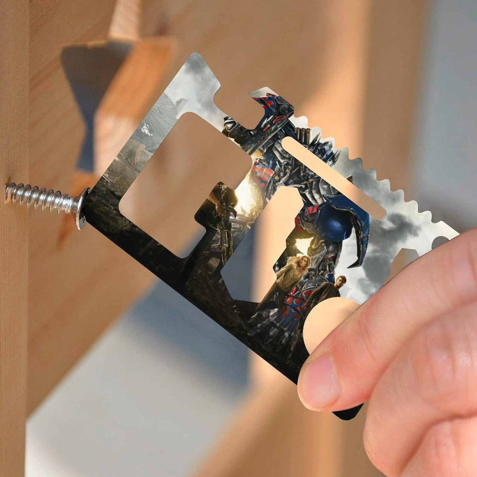 Transformers Multitool Credit Card Sized Pocket Tool, 11-in-1 Wallet Multi Tool Card,thicker And ...