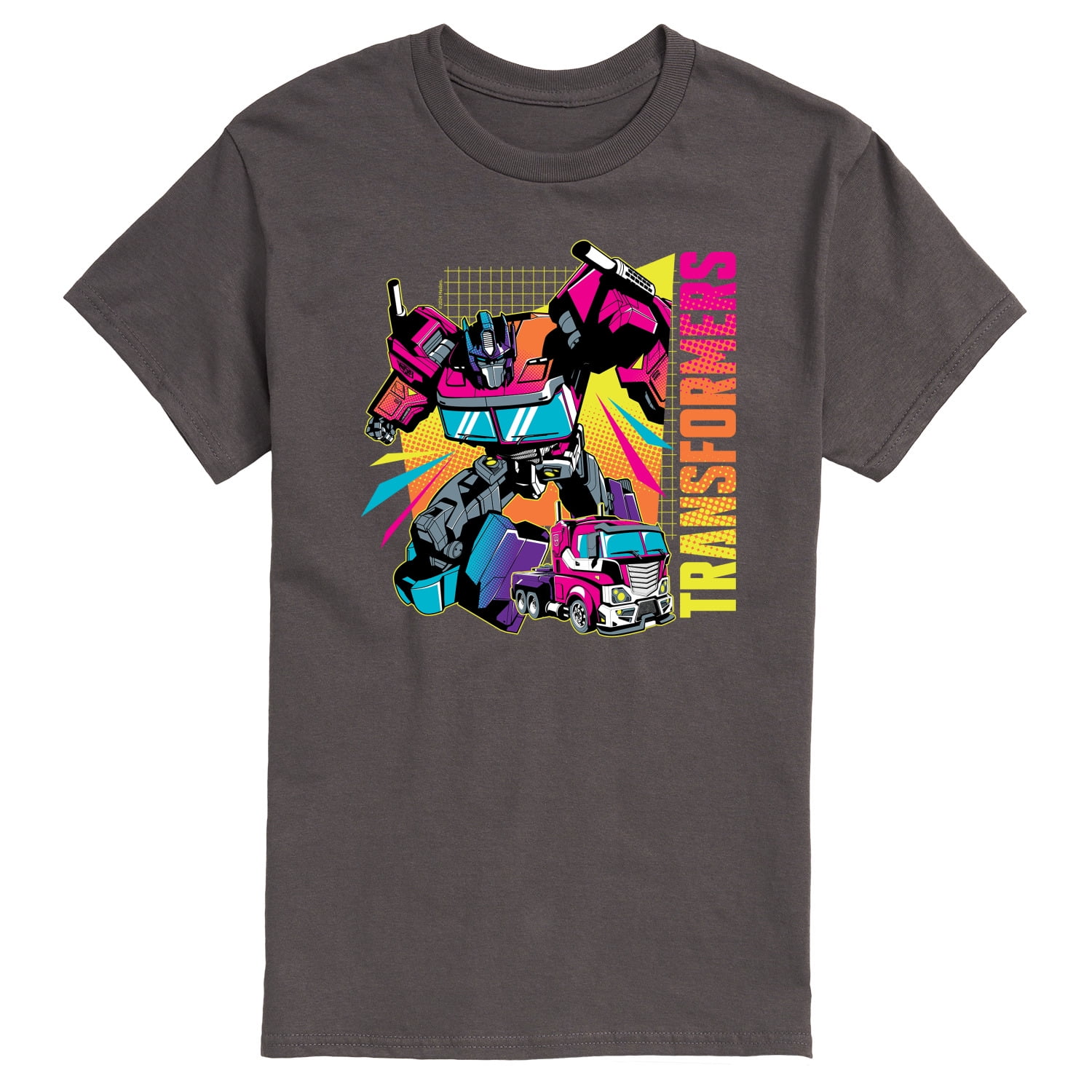 Transformers - Neon Halftones - Adult Short Sleeve Tee - Walmart.com