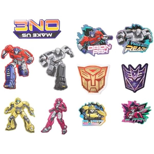 Transformers ONE Official Sticker Pack - 11 Vibrant Vinyl Decals (2 ...