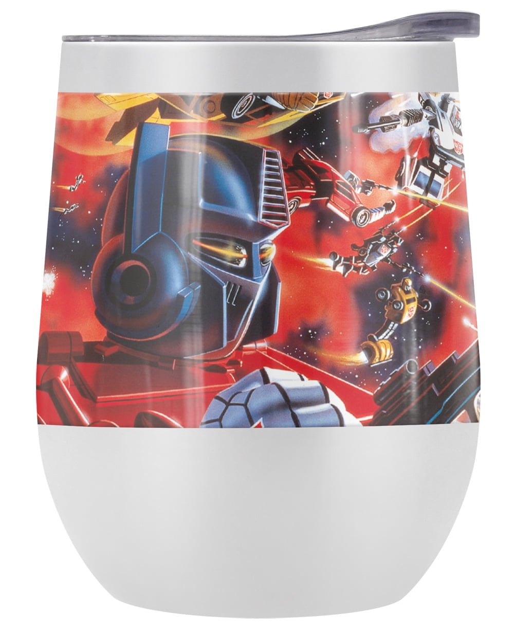 Transformers Official Box Art 12 oz Stemless Tumbler, Stainless Steel ...