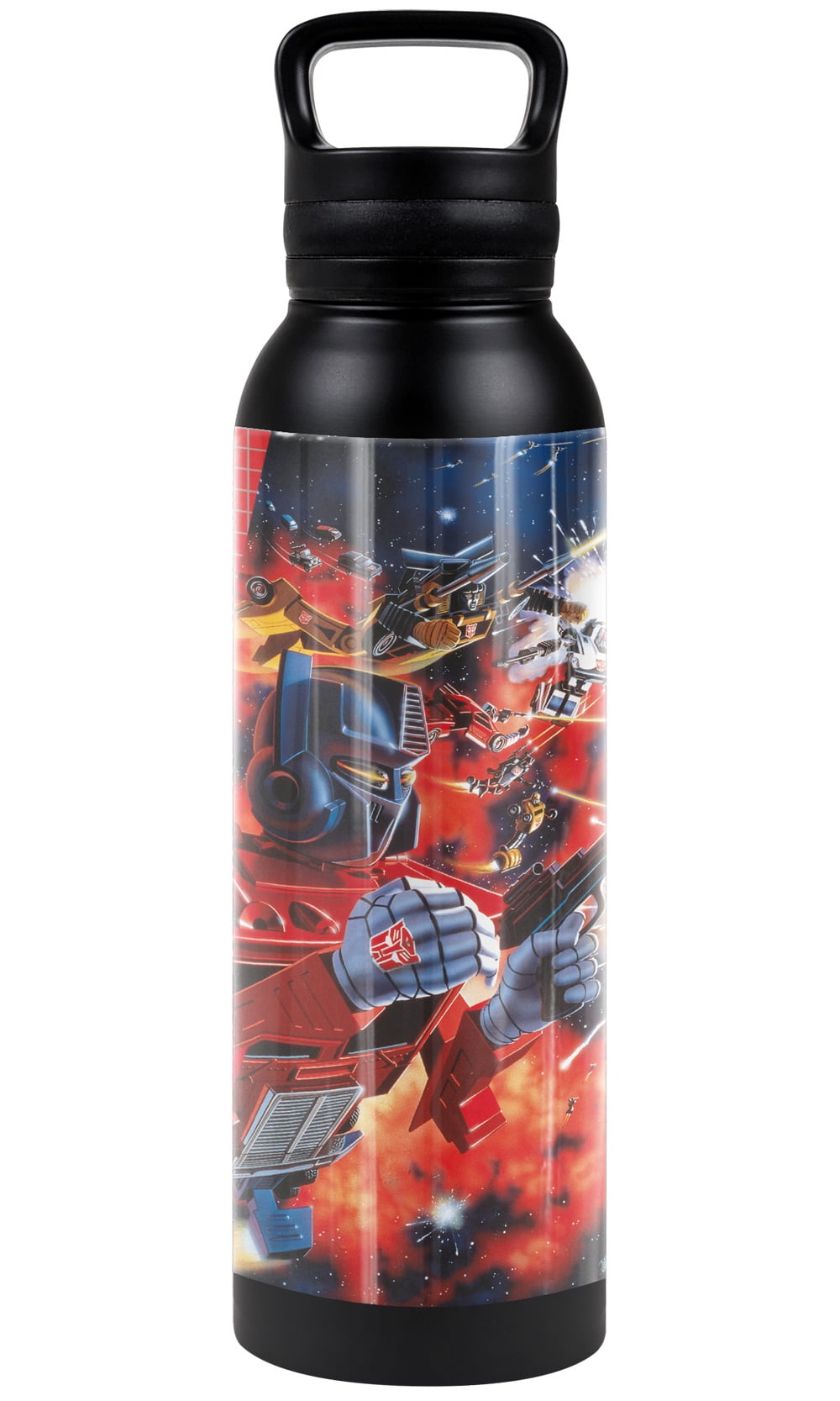 Transformers Official Box Art Black 24 oz Insulated Canteen Water ...