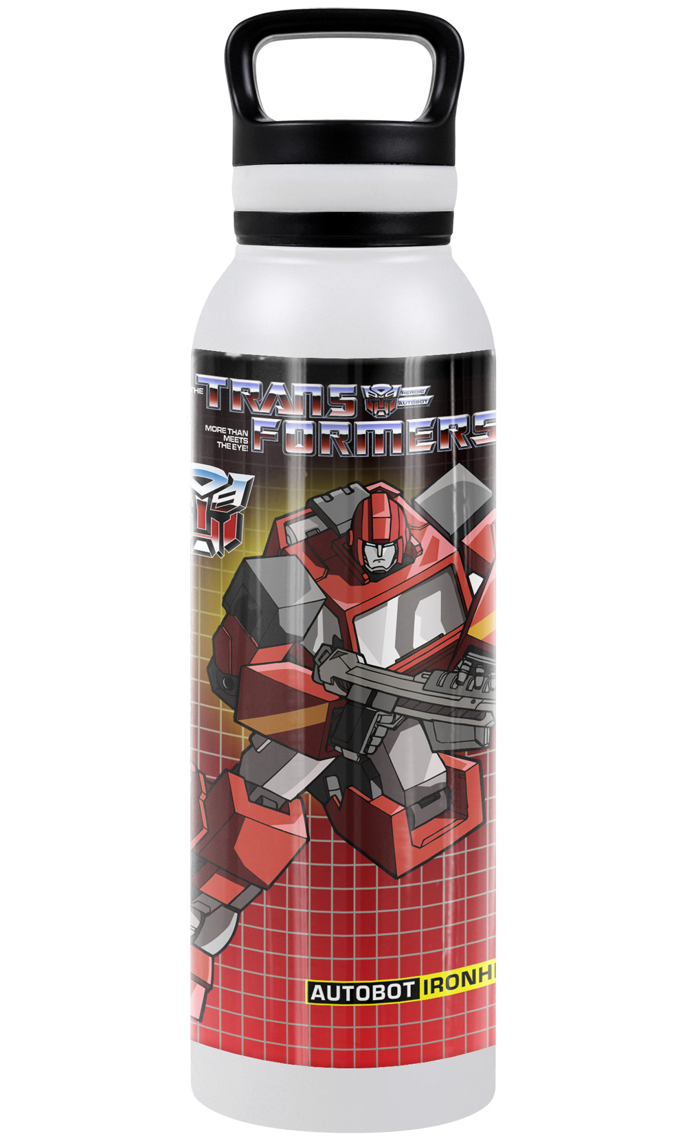 Transformers Official Ironhide White 24 oz Insulated Canteen Water ...