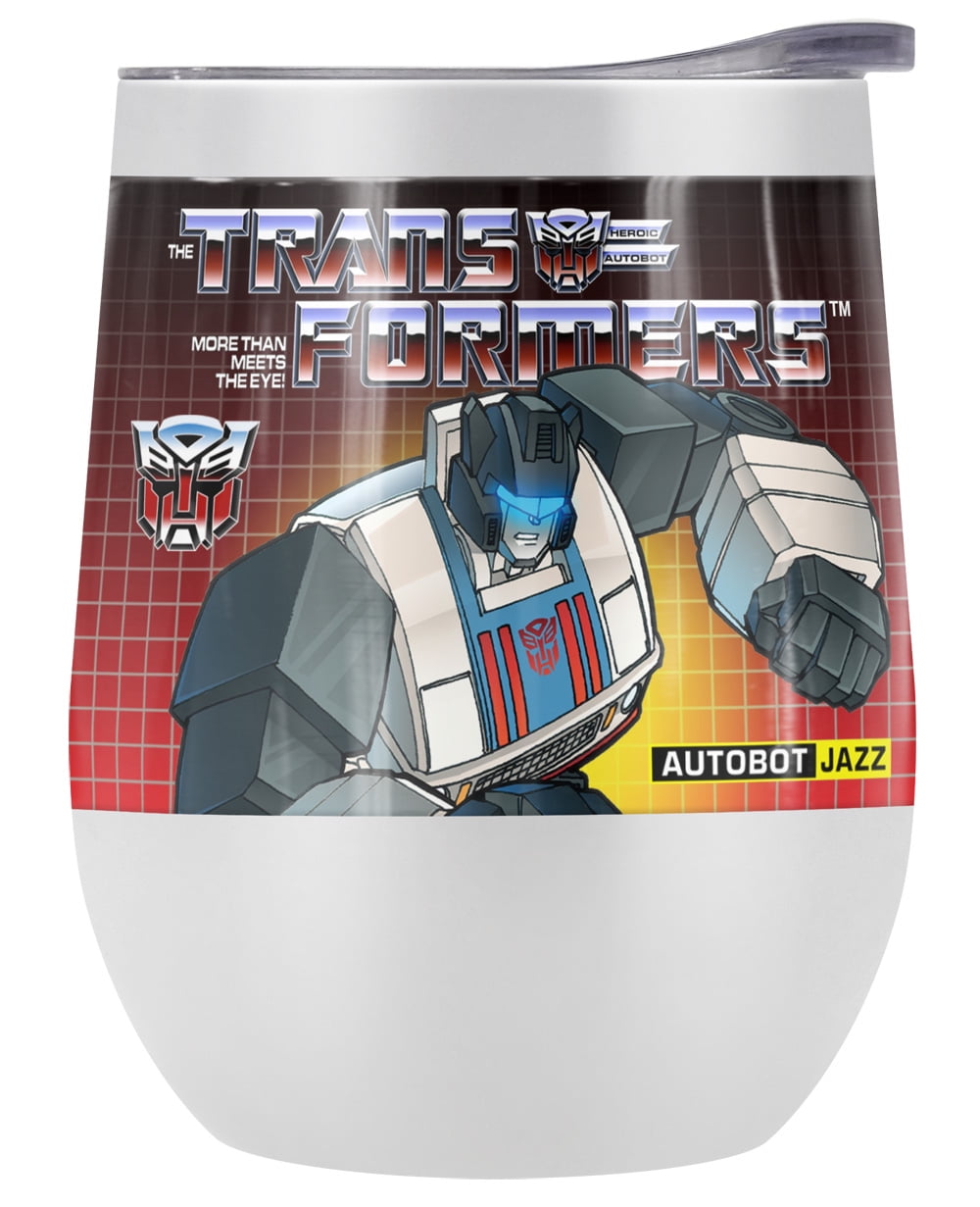 Transformers Official Jazz 12 oz Stemless Tumbler, Stainless Steel ...
